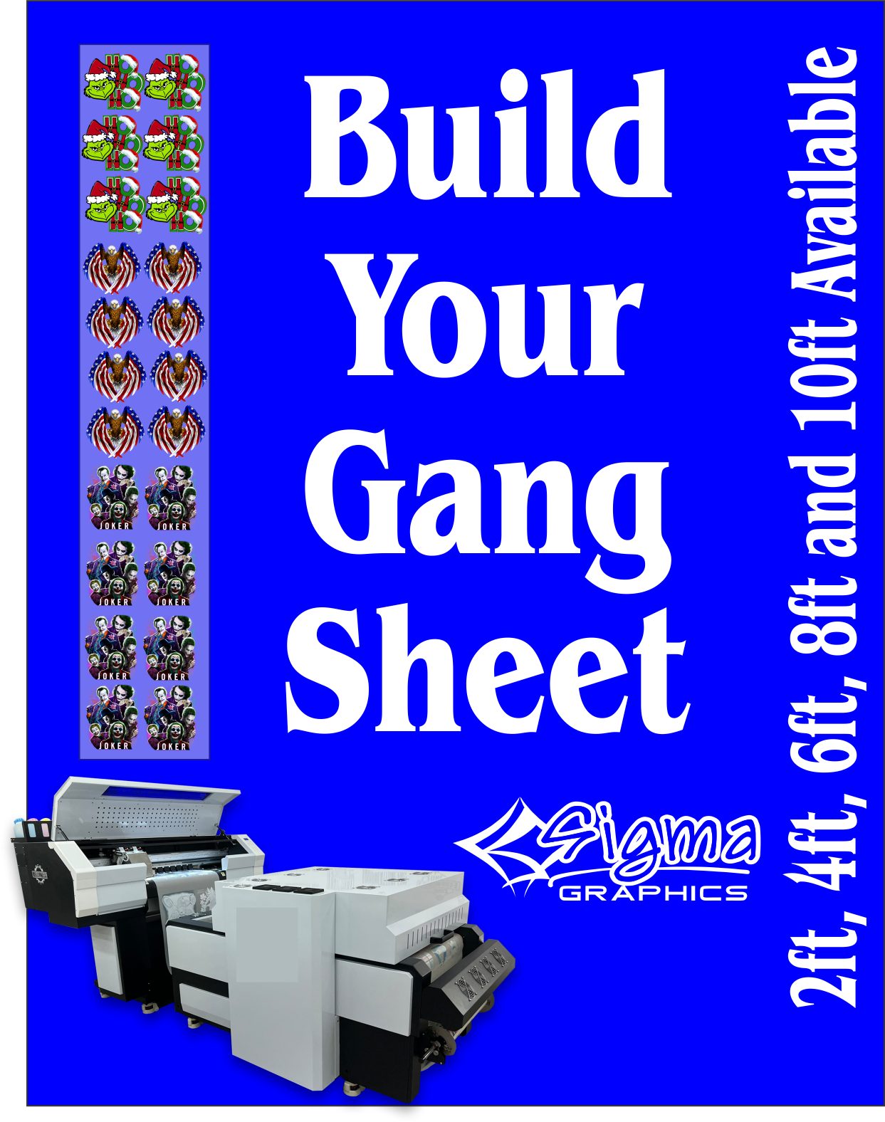 DTF/Sublimation – Sigma Graphics