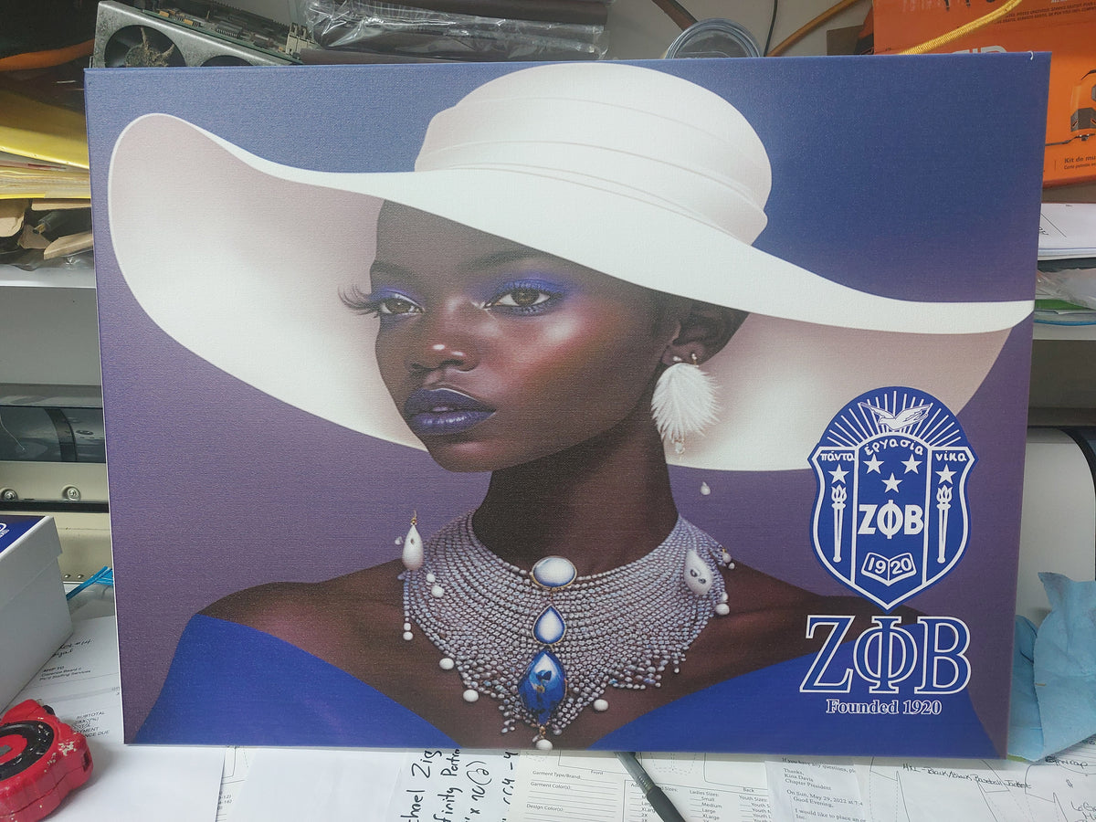 Zeta Phi Beta Wall Art - Always Finer – Sigma Graphics