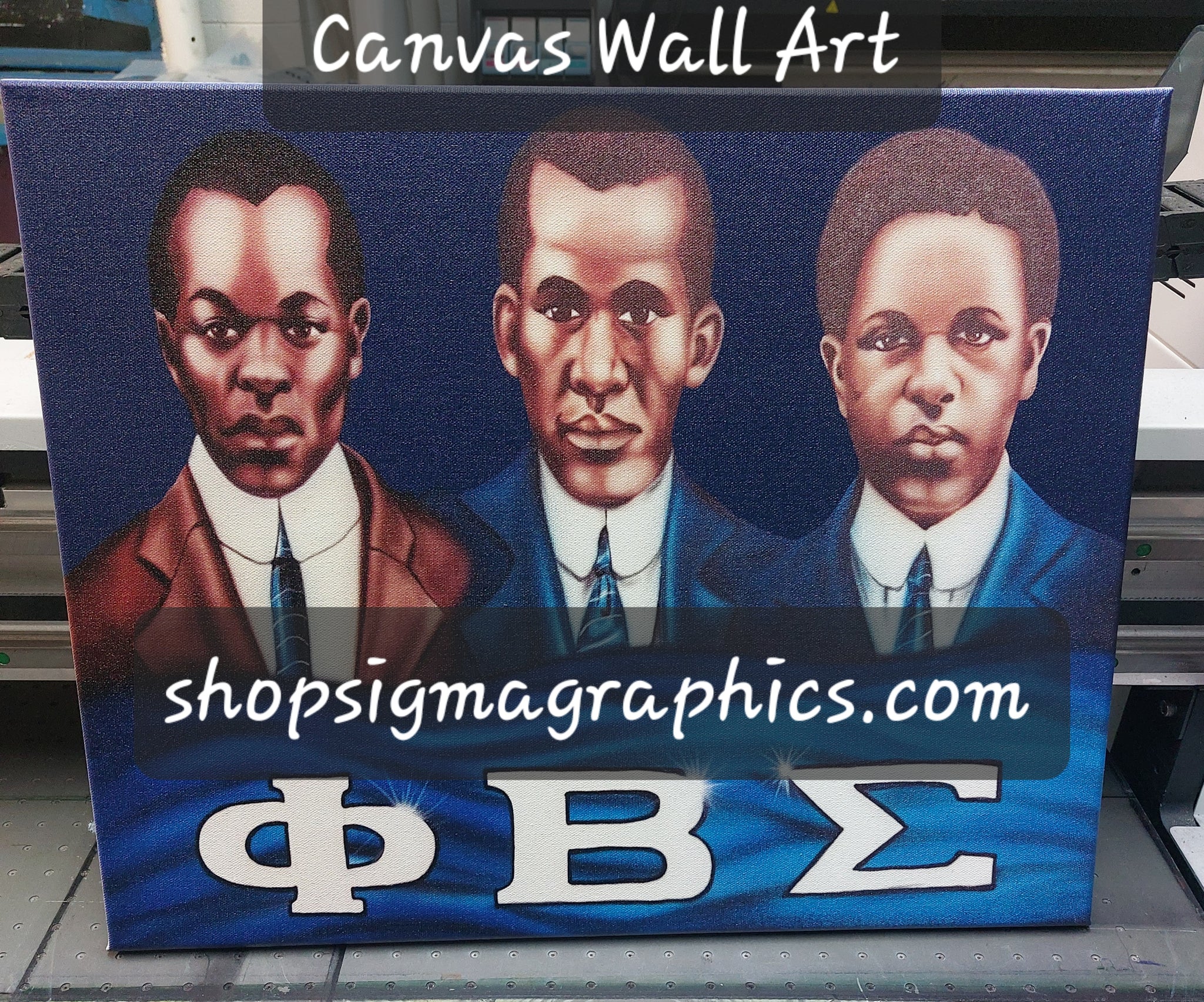 Phi Beta Sigma Founders Canvas Art – Sigma Graphics