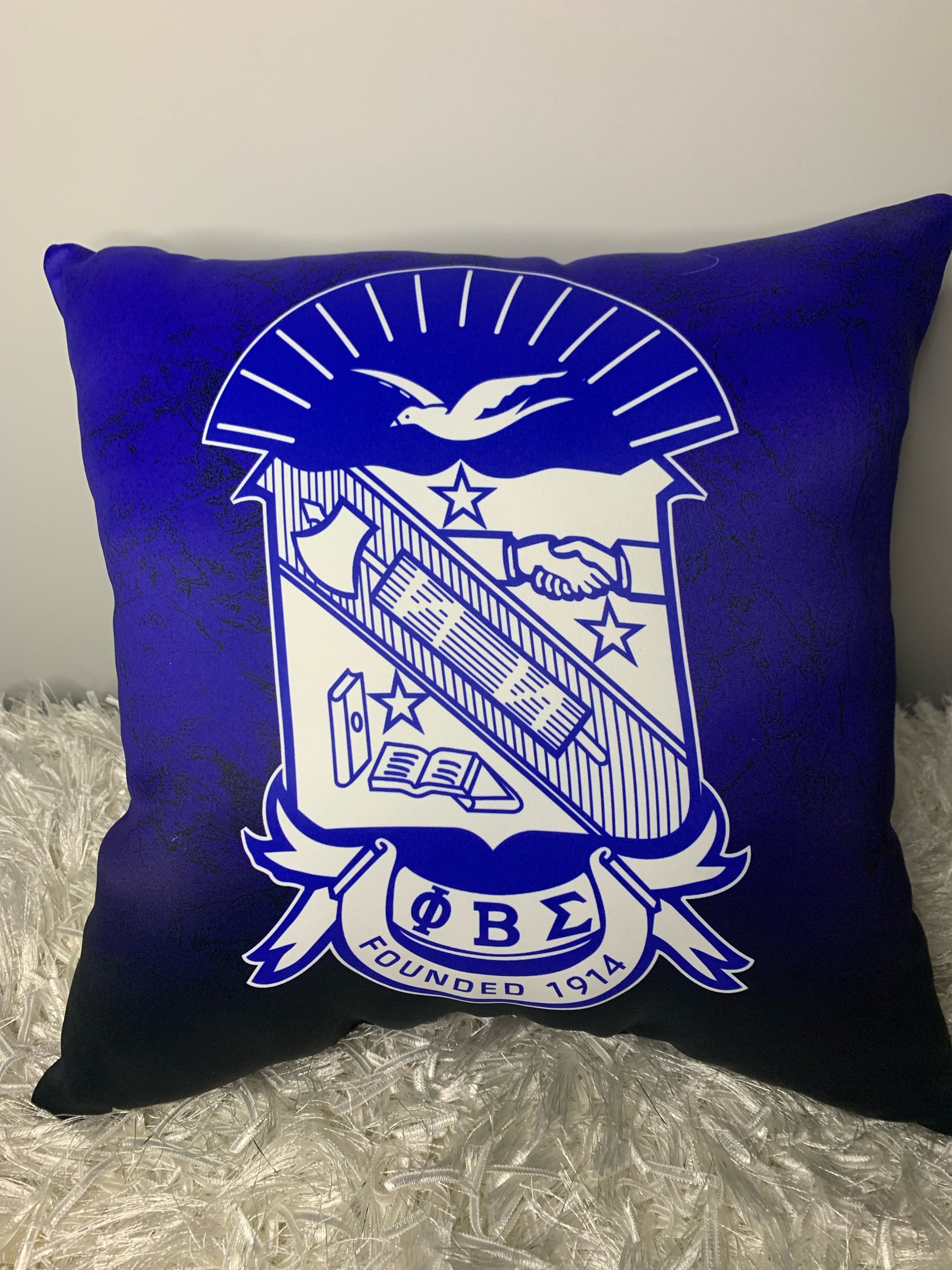 Phi Beta Sigma Square Pillow – Sigma Graphics
