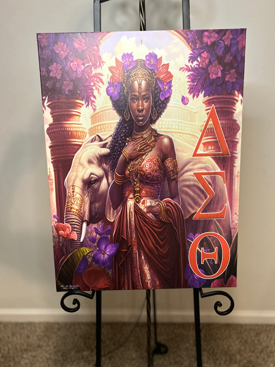 Delta Sigma Theta Wall Art - Always a Queen – Sigma Graphics